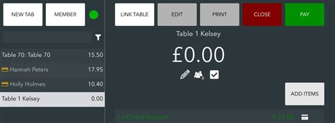 Dojo Paying With A Pre Authorisation Tabology