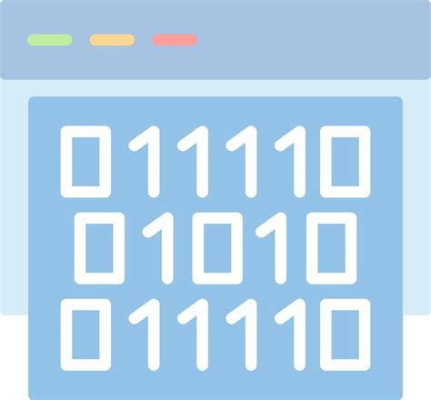 Binary Code Vector Icon Design Vector Art At Vecteezy