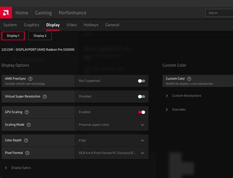 Solved No Eyefinity Or Devices Tab AMD Community