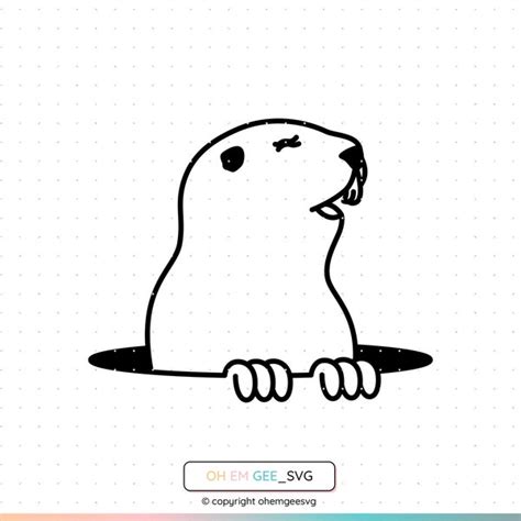 Cute Gopher Svg Etsy