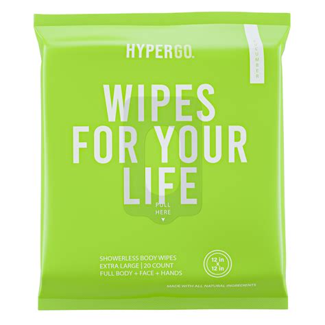 Hypergo Full Body Wipes Body Wipes After Workout Hypergo Hypergo