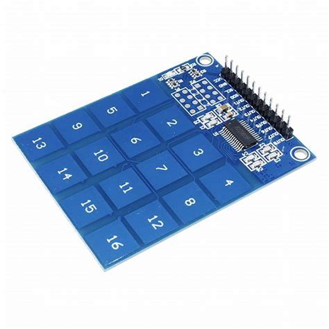 Ttp229 16 Way Capacitive Touch Switch Digital Keypad Module Zbotic