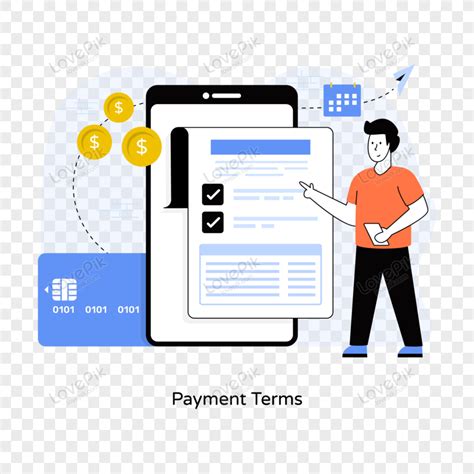 온라인 무역 정책 에서 지불 조항의 개념 Png 일러스트 무료 다운로드 Lovepik