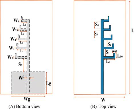Schematic Diagram Of The Unloaded LPDA Antenna Prototype Download Scientific Diagram