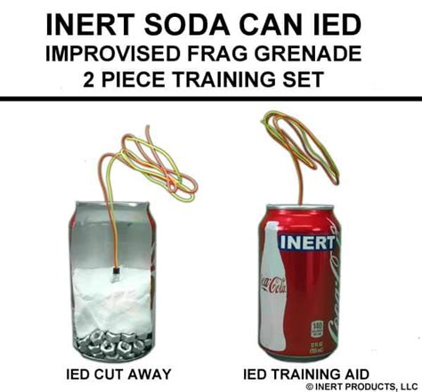 Inert IED Improvised Soda Can Frag Mine Training Set MKDS Training