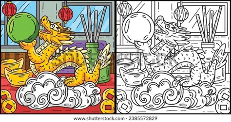 Year Dragon Jade Orb Illustration Stock Vector Royalty Free 2385572829 Shutterstock