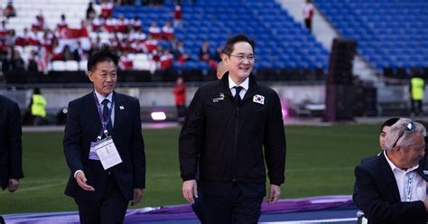 이재용 삼성전자 회장 프랑스 리옹 국제기능올림픽대회 폐회식 참석