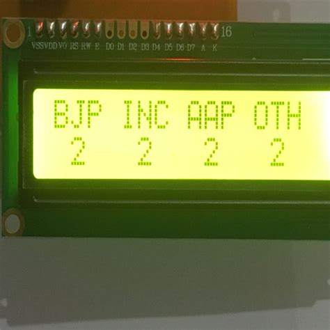 Electronic Voting Machine Using Arduino Project Hub