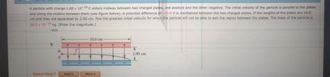 Solved The Figure Below Shows Three Charged Particles Chegg