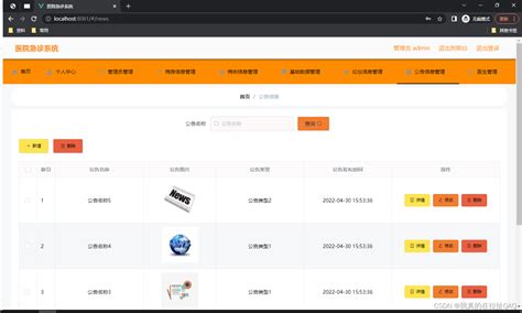 基于spring Boot的医院急诊系统设计与实现 Csdn博客
