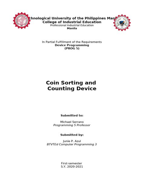 Coin Sorting And Counting Device Pdf Arduino Computer Engineering Coin Sorting And Counting Device Pdf Arduino Computer Engineering