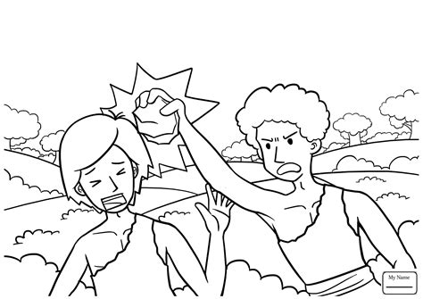 Cain And Abel Coloring Page At Getdrawings Free Download