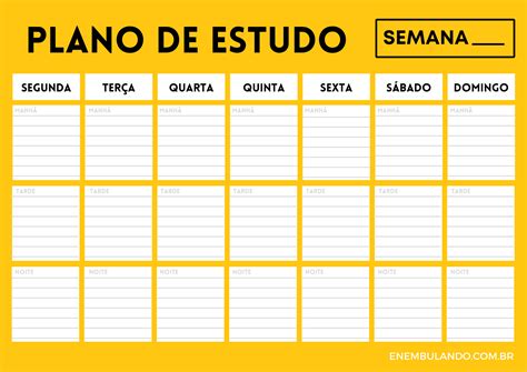 Cronograma Semanal Cronograma De Atividades Cronogramas De Estudo My