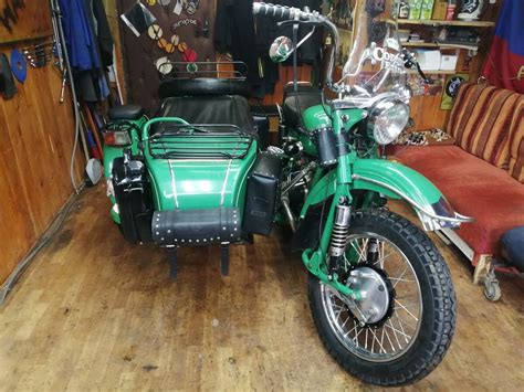 Купить б у Урал M 67 карбюратор 4 прямых и задняя в Серпухове зелёный дорожный 1980 года на