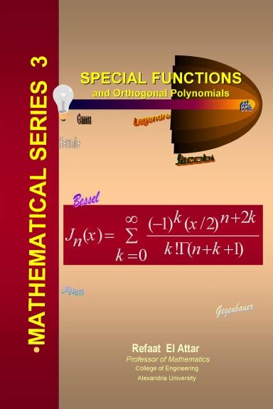 Special Functions And Orthogonal Polynomials