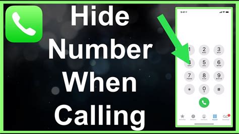 How To Hide Your Number On Iphone When Calling Sneaky Youtube