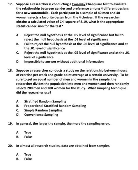 Solved 7 Suppose A One Way Chi Square Test Has Degrees Of