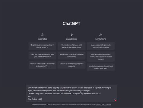 Bitturing On Twitter 3 Ai制定的旅行计划 Prompt： 给我一份前往 城市 的两天行程，从早到晚有哪些值得参观的地方和值得尝试的美食，并给我总预算。 城市