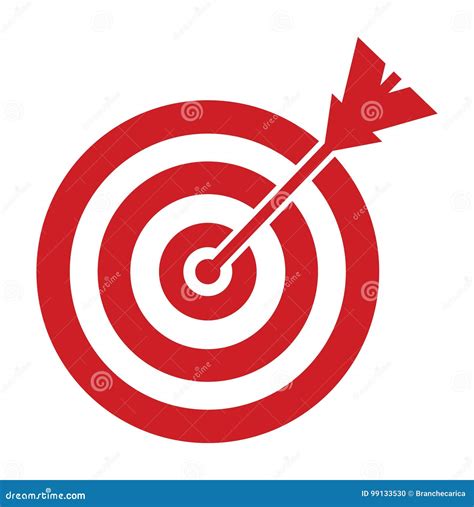 Dartboard Stock Vector Illustration Of Game Strategy 99133530