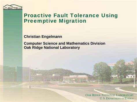 Pdf Proactive Fault Tolerance Using Preemptive Migration Dokumentips