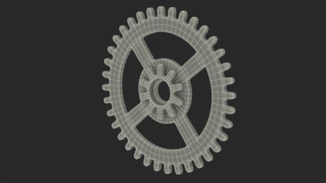 3d Pendulum Clock Gear Model Turbosquid 2163460