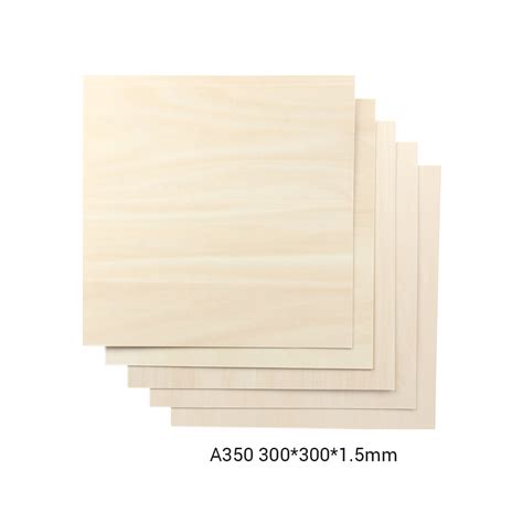 Snapmaker Basswood Sheet A350 300x300x15mm 5 Pack 3d Prima 3d Printers And Filaments