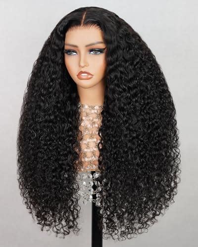 Megalook Glueless Loose Deep Wave Lace Front Wigs Human