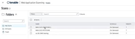Tenable Web App Scanning Cicd Application Scan Overview Tenable Web App Scanning