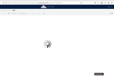 Qa Loading Hangs Infinitly When Opening A Corrupt Drawio File · Issue 7 · Ownclouddrawio