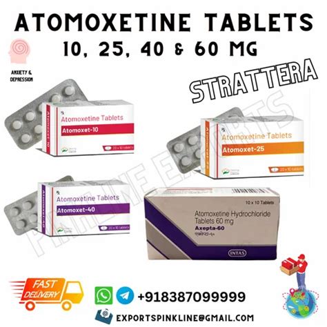 Atomoxetine Tablets Axepta 25 Mg At Rs 250 Stripe Atomoxetine Tablets In Jaipur Id