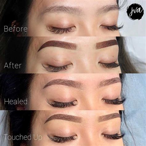 Powder Brows Healing Process Full Day By Day Overview Pmuhub Powdered Eyebrows Brows