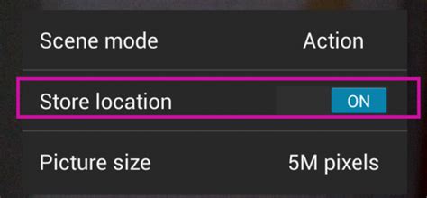 Turn Off Geolocation On Android Camera