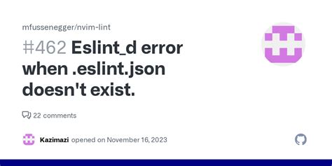 Eslintd Error When Eslintjson Doesnt Exist · Issue 462