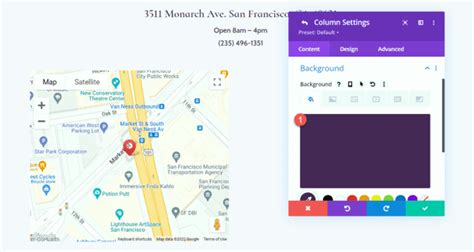 how to expand your map module on scroll with divi s scroll effects