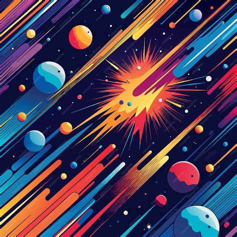 Speed Seamless Pattern Of Particles Moving Abstract Motion Background Dynamic Vector