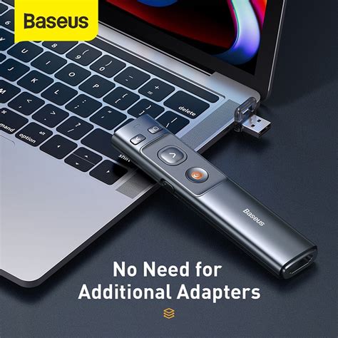 Baseus Wireless Presenter USB USB C Laser Star Pointer With Remote Control Infrared Presenter