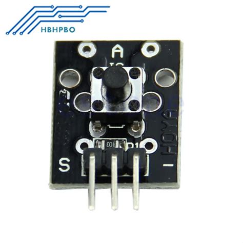 5pcs Ky 004 Button Key Sensor Switch Module 665mm 6x6x5mm Standard For Arduino Avr Pic Uno