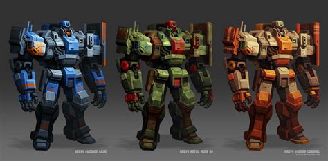 Artstation Cyclops Heavy Unit Ivan Timona Cyclops The Unit Robot Art