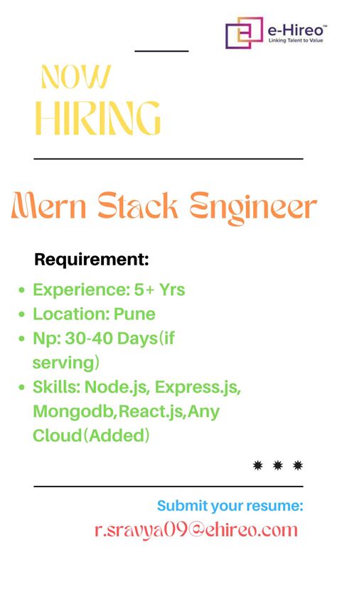 Sravya Ruhema P On Linkedin Hiring Pune Nodejs Reactjs Expressjs
