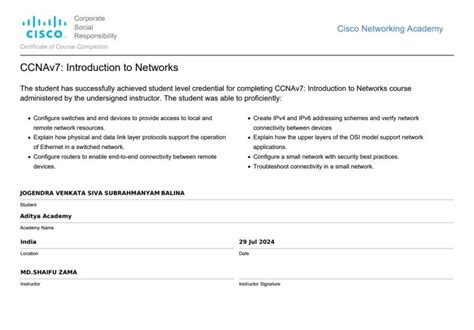 Jogendra Balina On Linkedin Cisco Introductiontonetworks