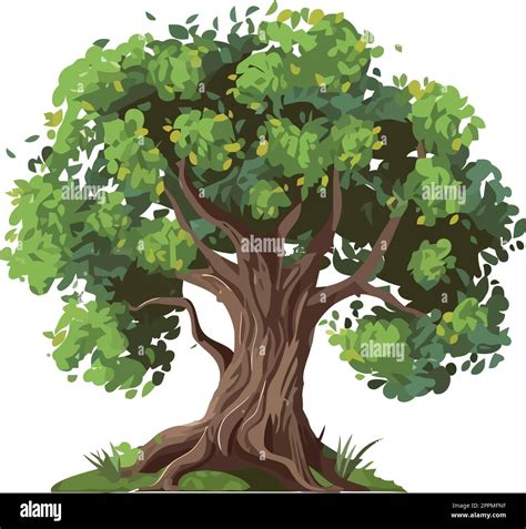 Green Nature Tree Symbolizes Growth Stock Vector Image Art Alamy