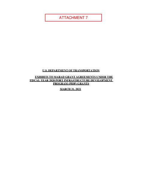 Fillable Online Port Infrastructure Development Grants Maritime