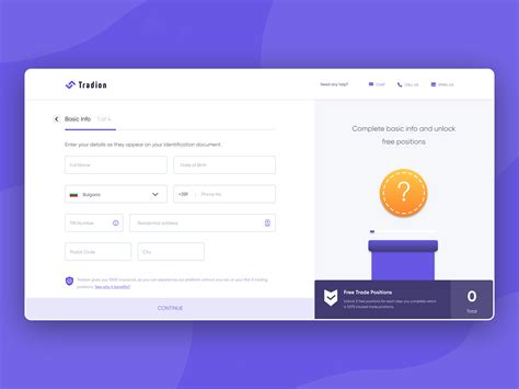 Tradion User S KYC Process UI UX Design Behance