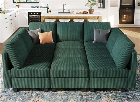 Belffin Corduroy Modular Sectional Sofa 9 Seat Australia Ubuy