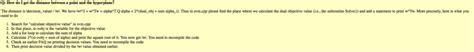 how can i get the distance between a point and the hyperplane in libsvm