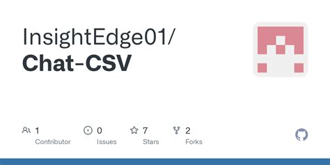 GitHub InsightEdge Chat CSV