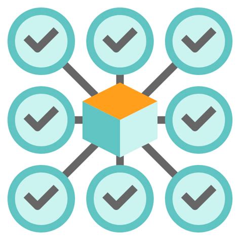Block Blockchain Network Technology Validation Icon Download On Iconfinder