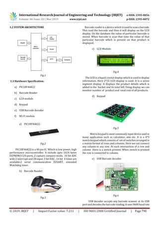 IRJET Smart Trolley For Billing System PDF