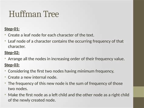 huffman encodingpptx variable length coding ppt
