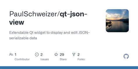 Github Paulschweizerqt Json View Extendable Qt Widget To Display